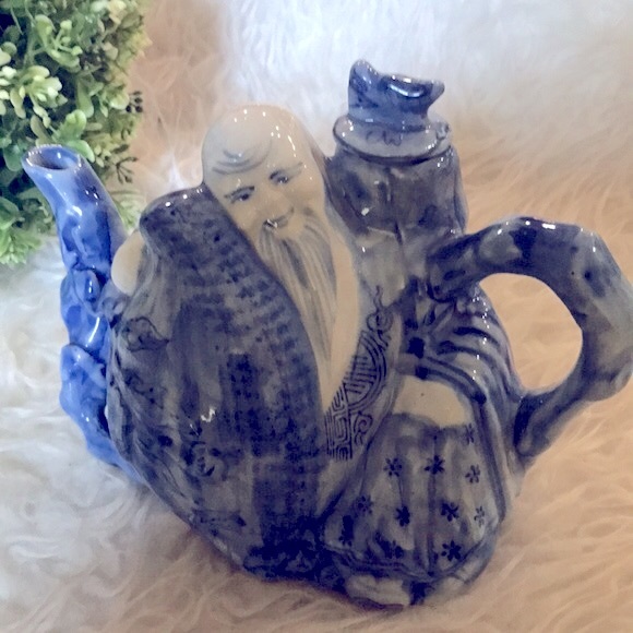 Dining | Vintageoriental Figure Teapot | Poshmark